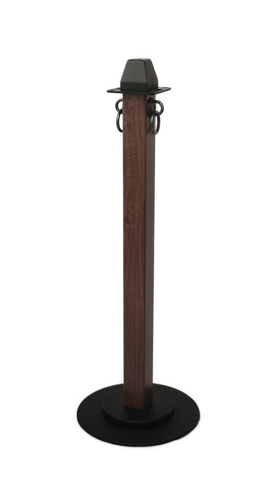 Wooden Outdoor Stanchions, Post and Rope Barriers