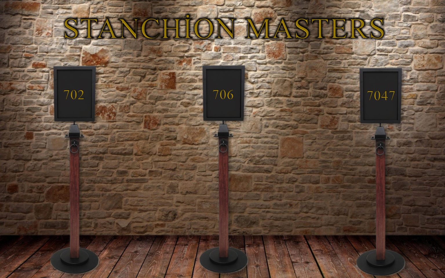Rustic Wooden Sign Stands, Sign Holders
