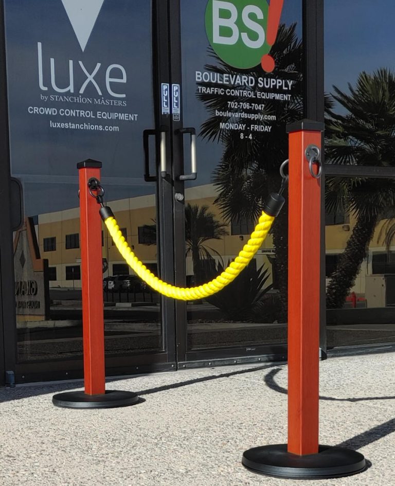 Portable Rope Partitions - Two Posts and a Rope Barriers